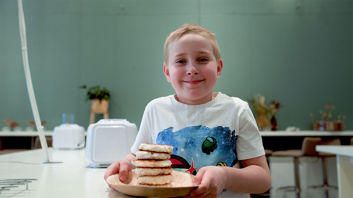 Skoleferie med fiskekaker av kolkjeft